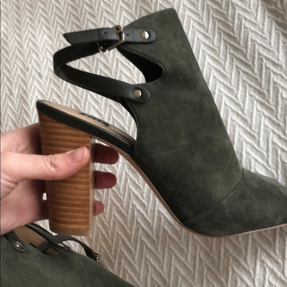 black house white market | Shoes | Olive Green Block Heals | Poshmark